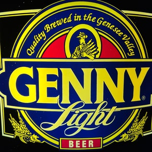 Vintage HARD to Find!! GENNY LIGHT Beer Quality Brewed in the Genesee ...