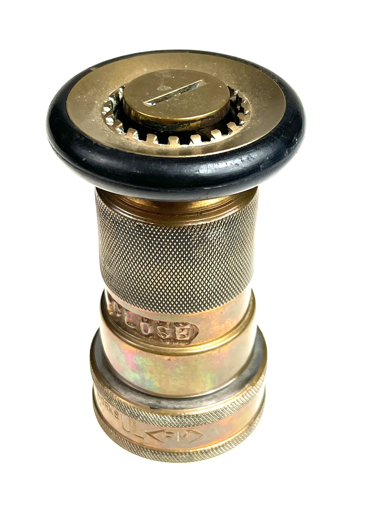 Vintage Powhatan B&I Works #250 Brass Fire Hose Nozzle - Ranson W VA - Etsy