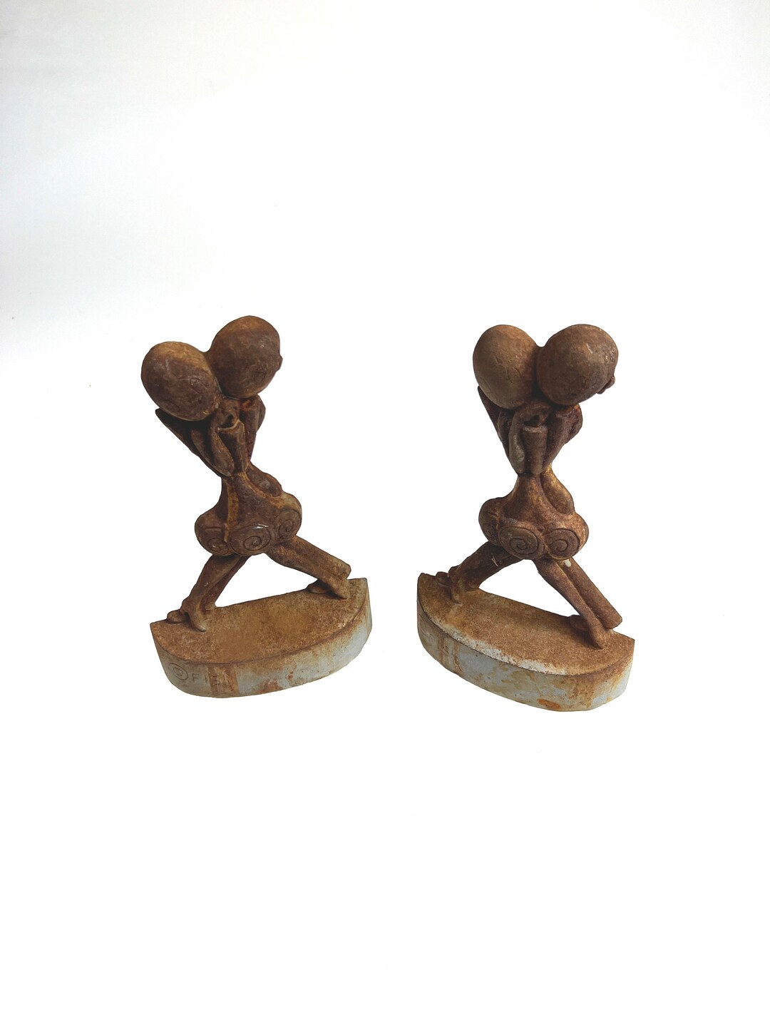Antique Anne Fish Hubley CHARLESTON DANCERS #270 Cast Iron Doorstops - Etsy