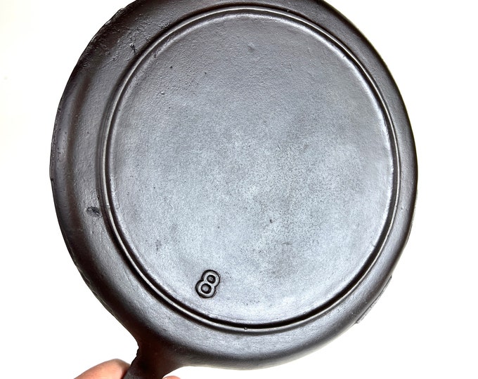 Antique Cast Iron #8 Griddle With Inset Heat Ring - Etsy