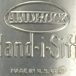 Vintage 1950's Androck Hand-i-sift 3 Screen Flour Sifter - FREE ...