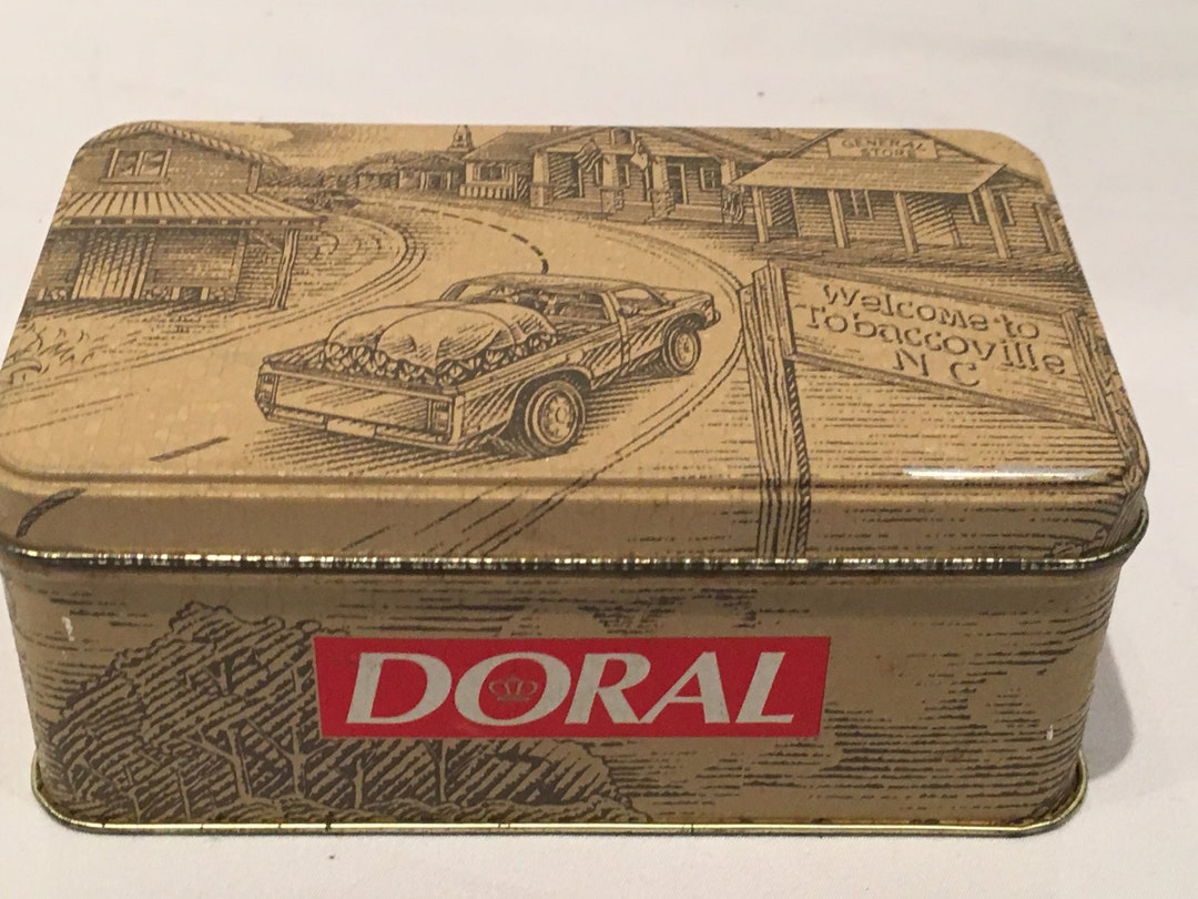 Vintage Doral 1996 Collector's Edition Tobacco Cigarette Tin With ...