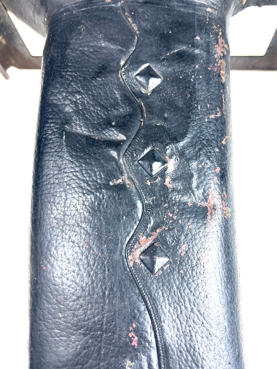 Vintage Copper Rubber Boot Mold - Painted Black - Gem