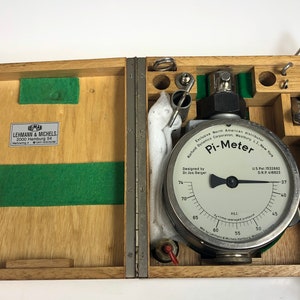 Vintage Lehmann & Michels Germany Pi-meter Mean Pressure Engine ...