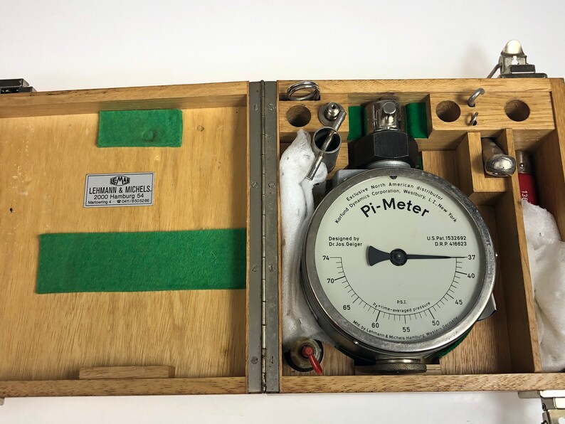 Vintage Lehmann & Michels Germany Pi-meter Mean Pressure | Etsy