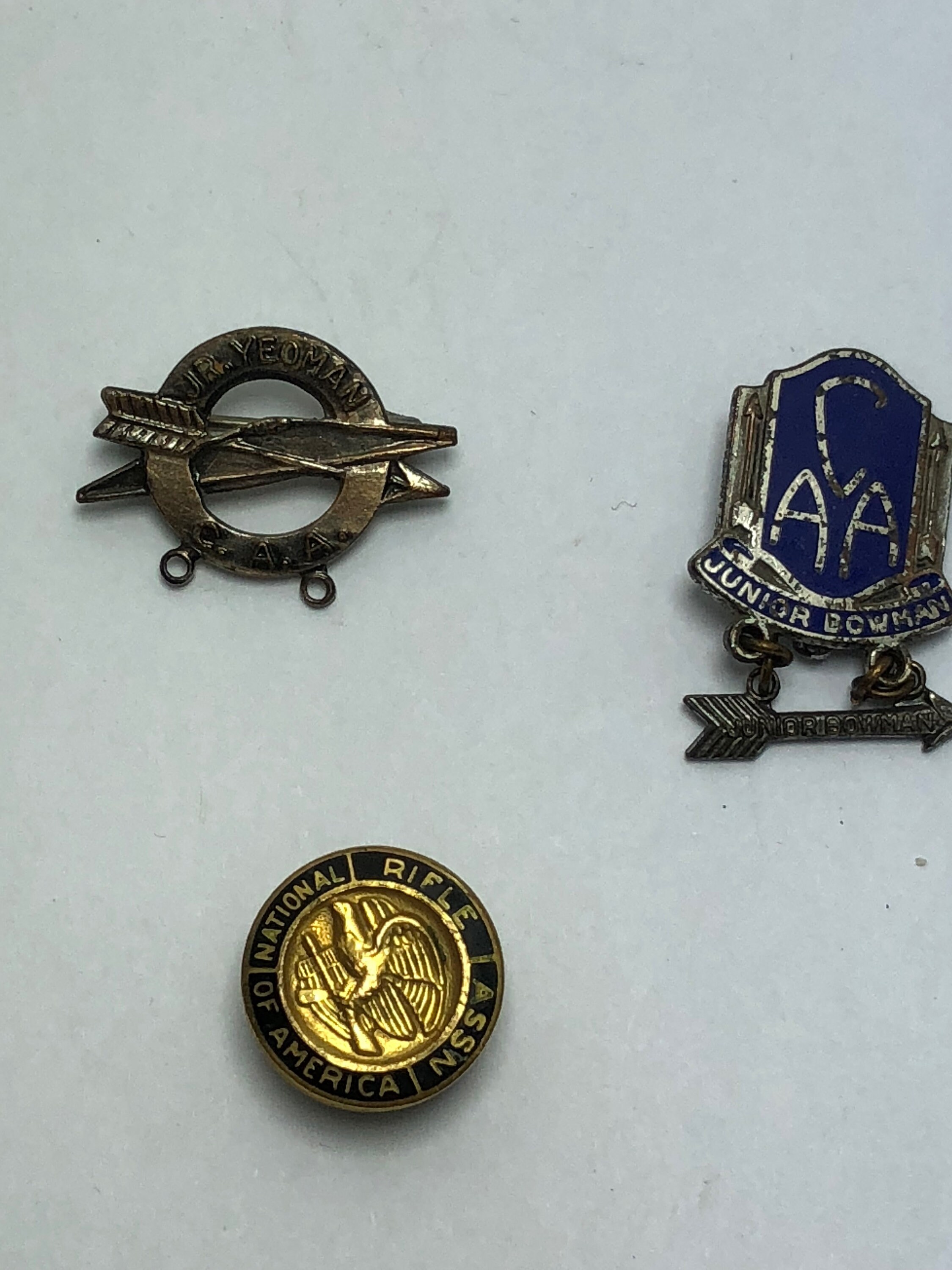 3 Vintage Boy Scout Pins 1/20 10k Gold Filled NRA 2 Camp | Etsy