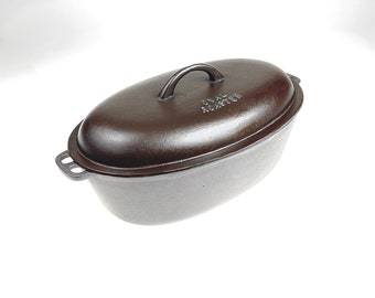 Oval Wagner Drip Drop Cast Iron Roaster Cast Iron Cookware Cast Iron ...