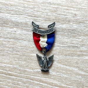 1933 - 1954 Boy Scout BSA Robbins Type 3 Sterling Silver Eagle Scout ...