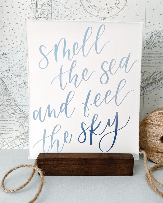 Smell the Sea and Feel the Sky Digital Print - Etsy