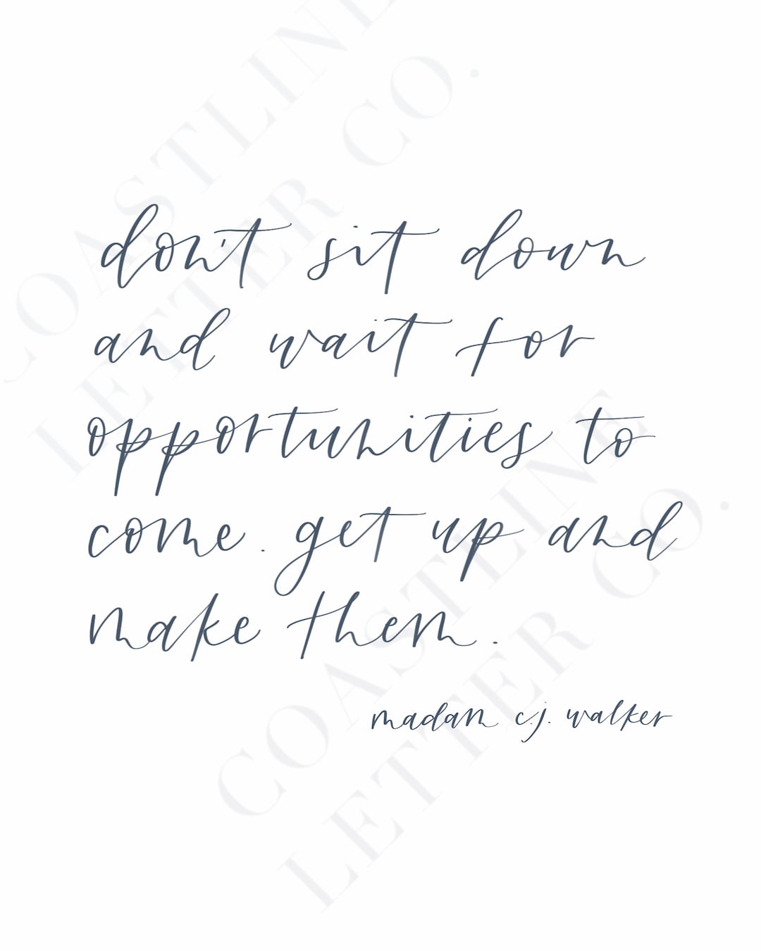 Madam CJ Walker Quote - Digital Download - 50% of Proceeds Donated to ...