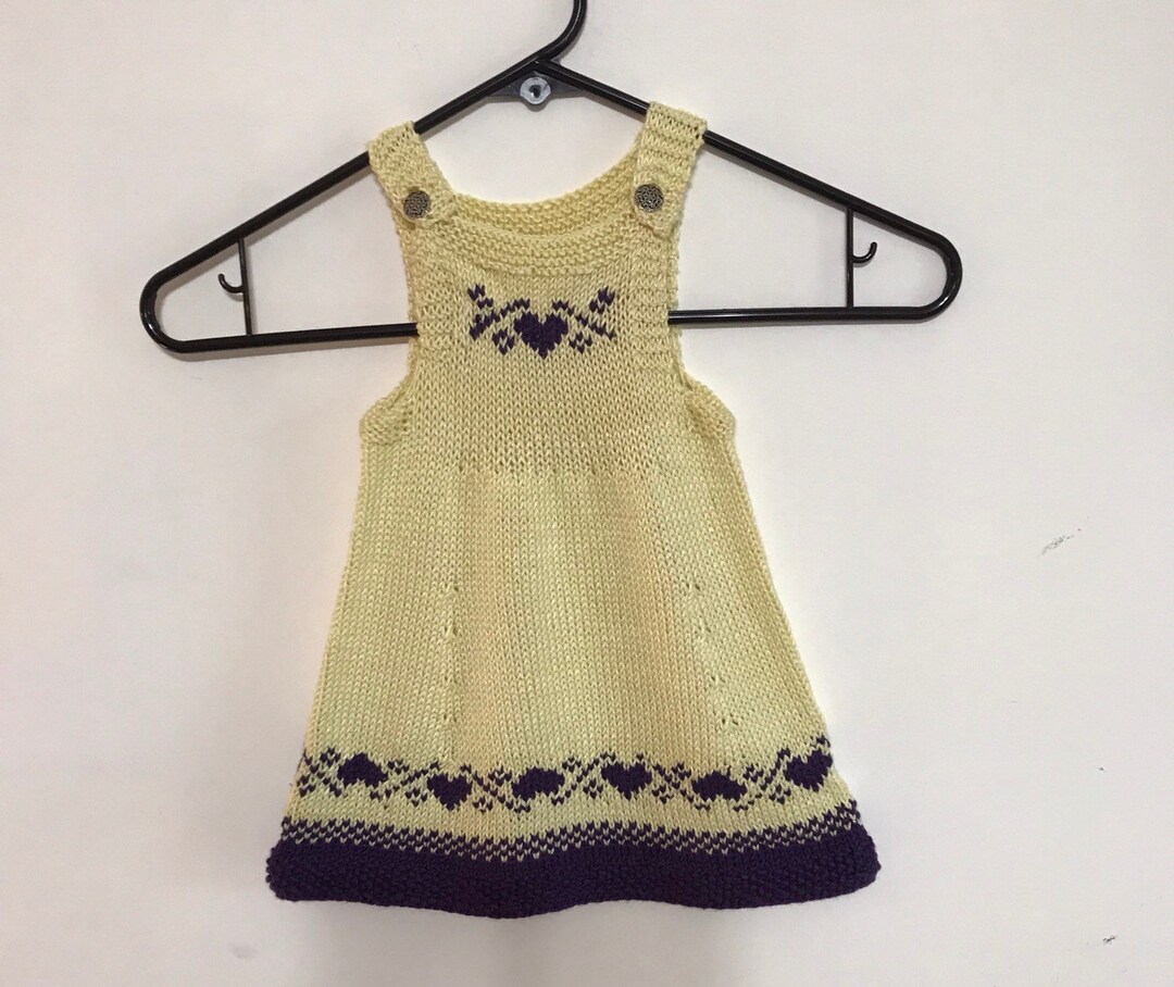 Purple Heart Baby Dress - Etsy
