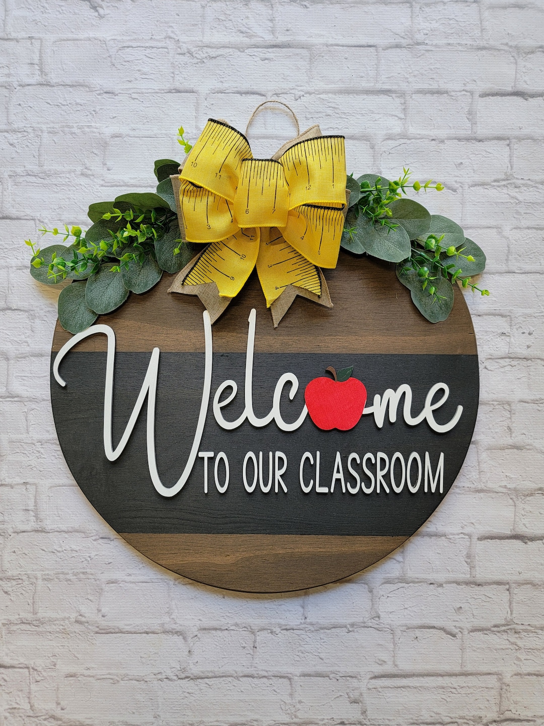 Welcome to Our Classroom Door Sign Decor, Custom Door Sign, Teacher ...