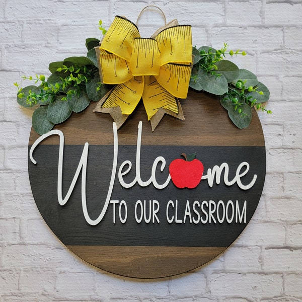 Classroom Door Sign - Etsy
