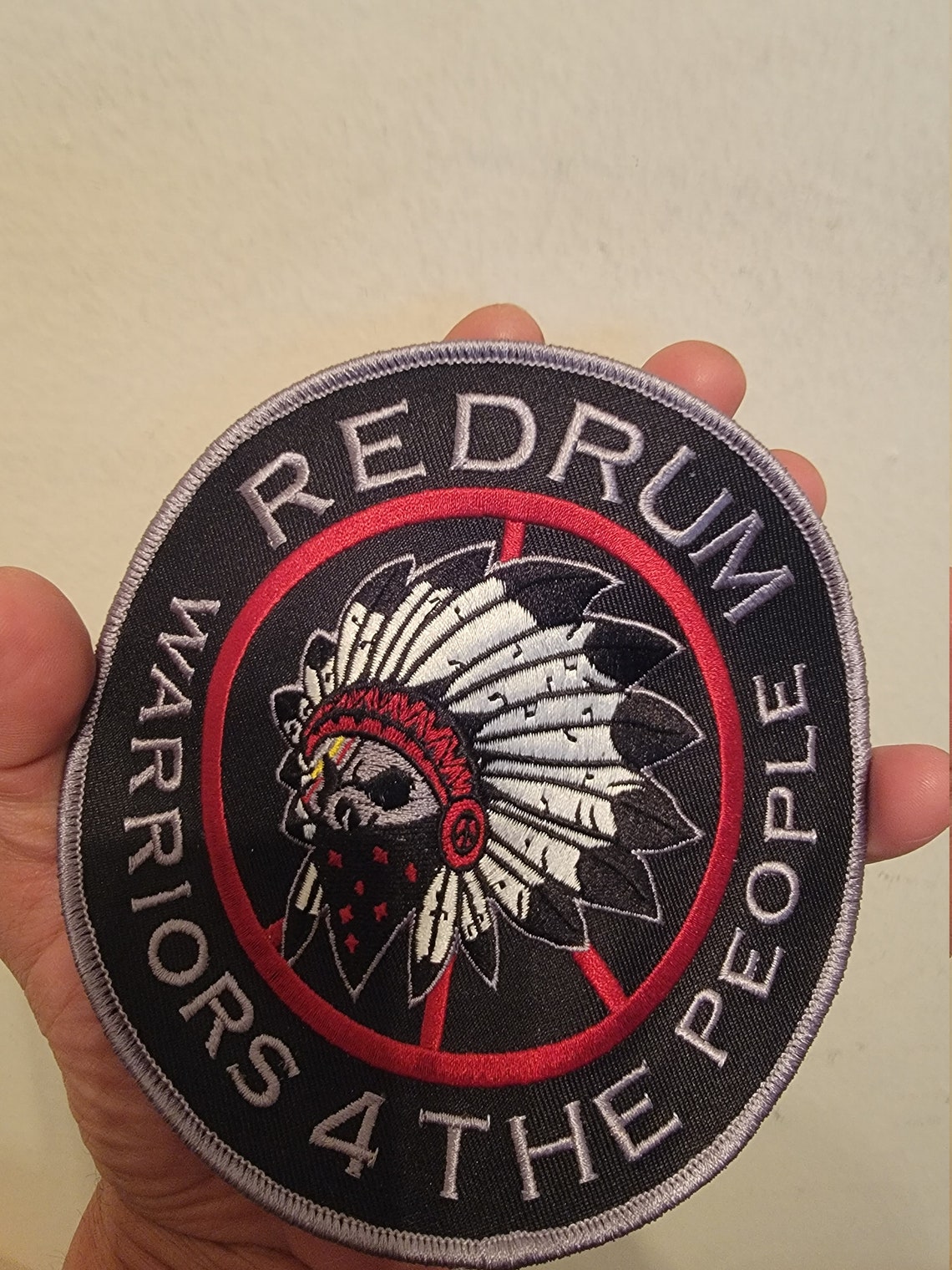6inch Redrum Support Patch - Etsy
