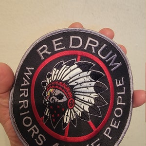 6inch Redrum Support Patch - Etsy