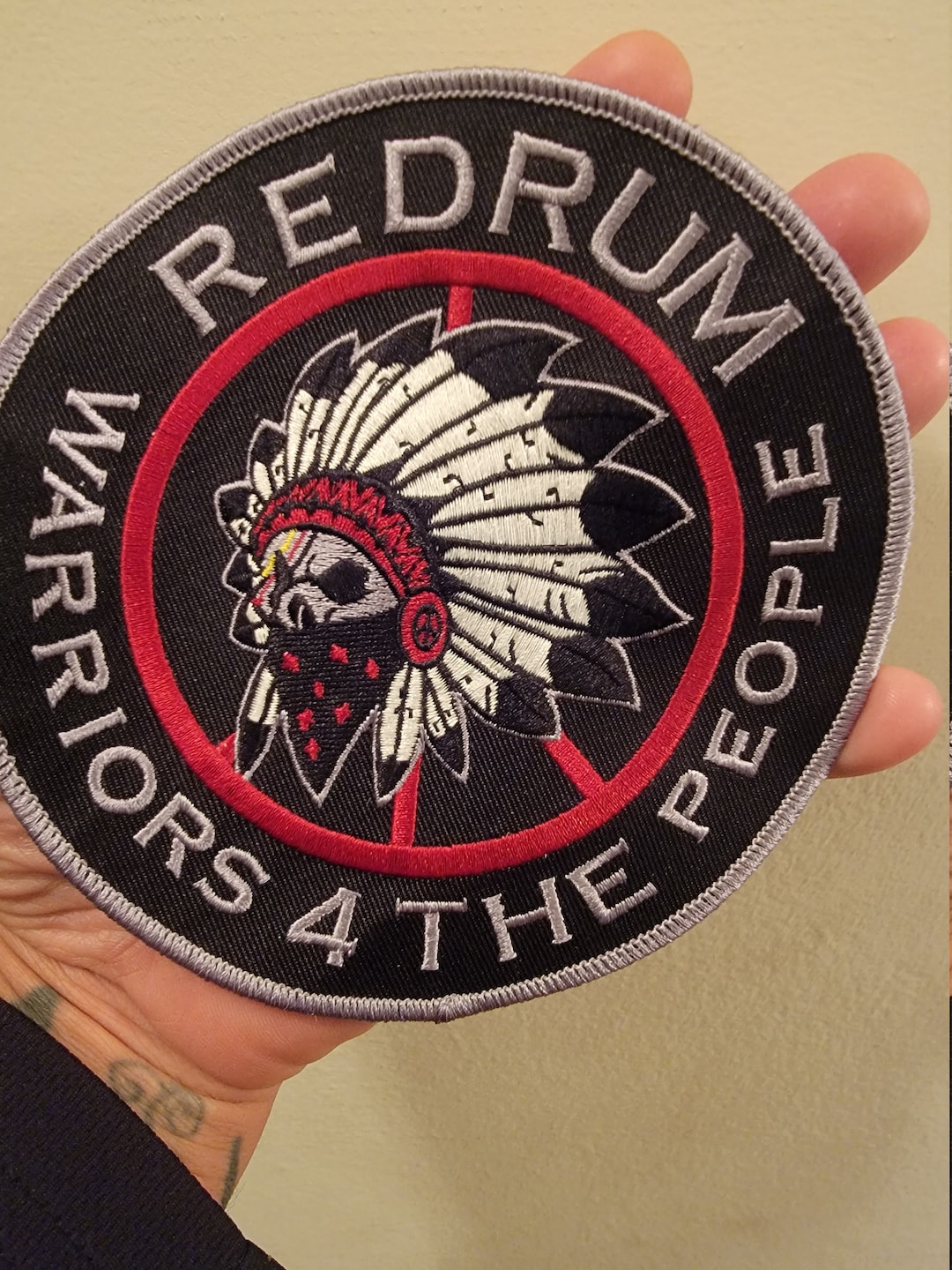 6inch Redrum Support Patch - Etsy