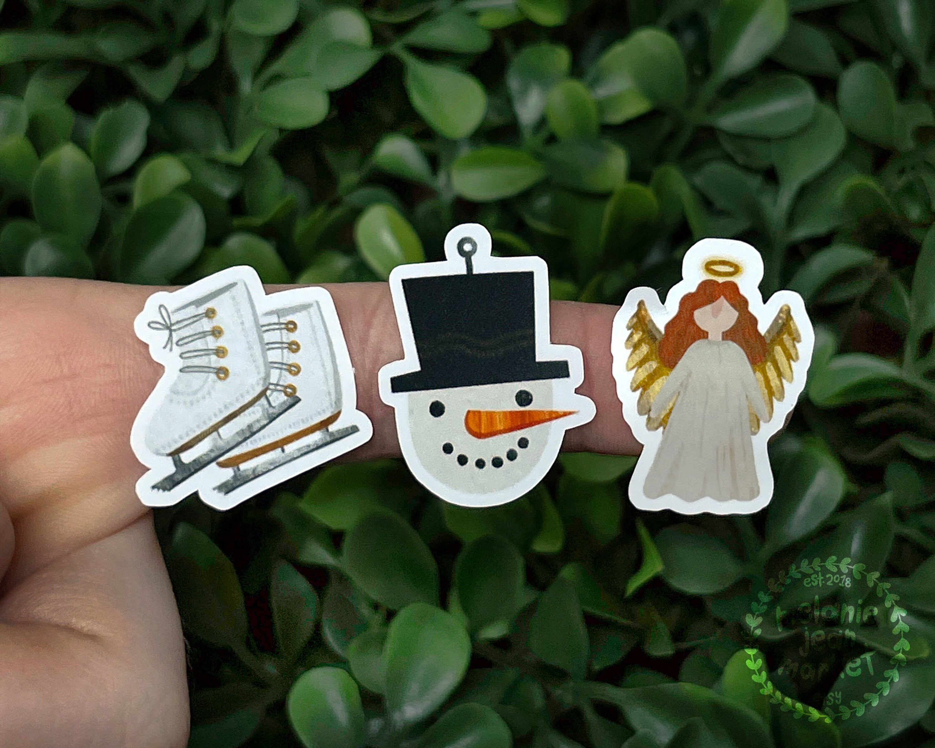 Cute Christmas Aesthetic Sticker Sheet Christmas Sticker | Etsy