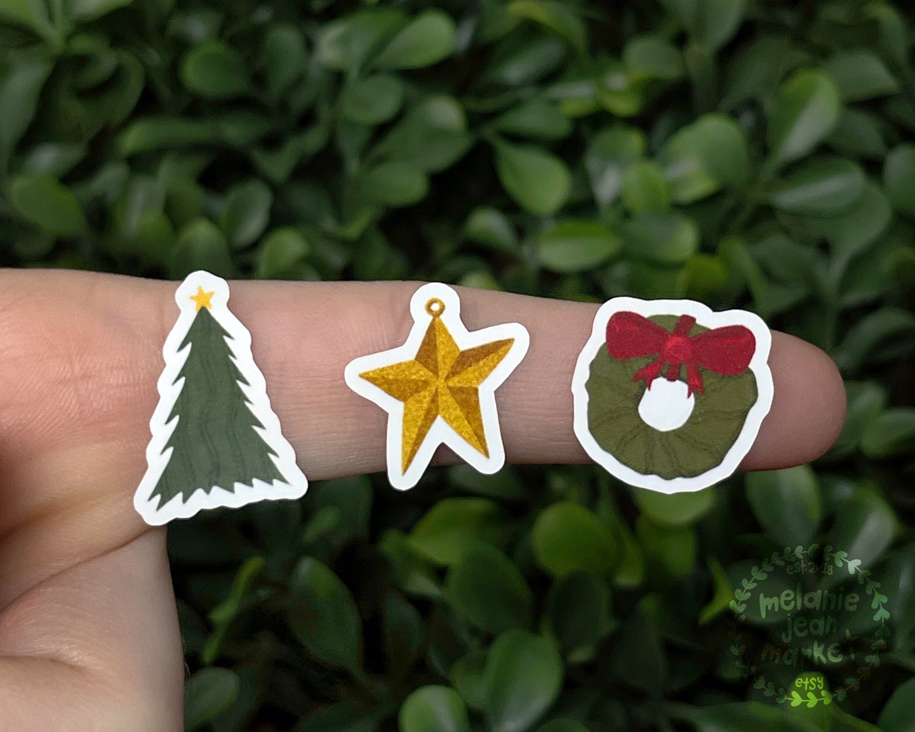 Cute Christmas Aesthetic Sticker Sheet Christmas Sticker | Etsy