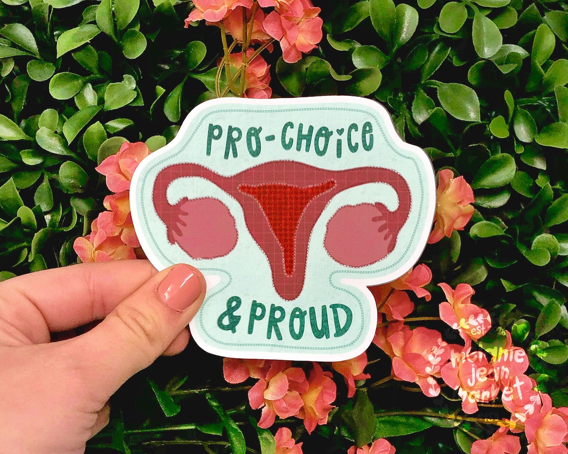 Pro-Choice Vinyl Sticker Political Sticker Opinion Sticker | Etsy
