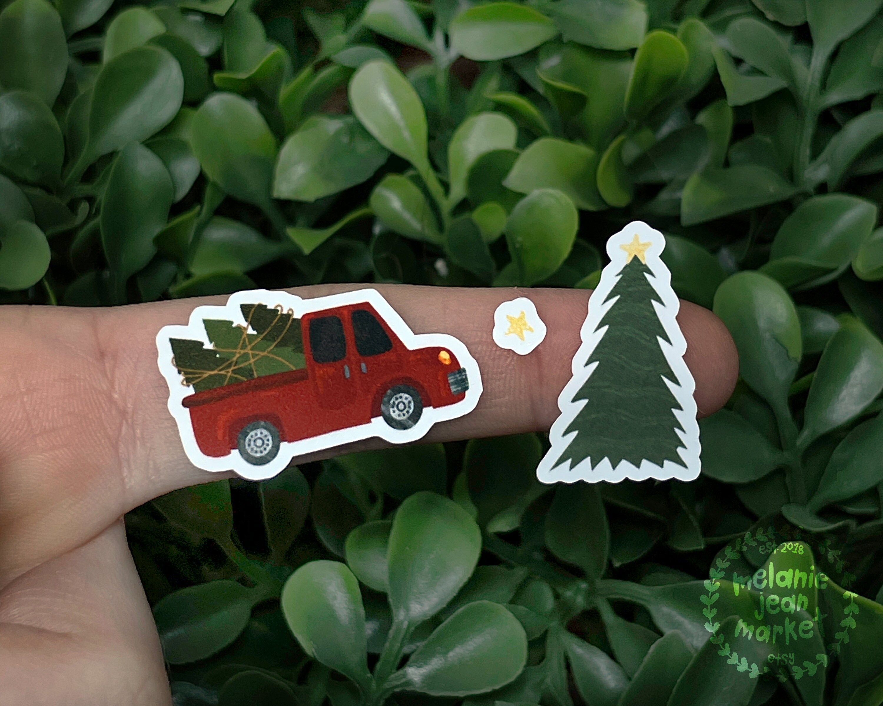 Cute Christmas Aesthetic Sticker Sheet Christmas Sticker | Etsy