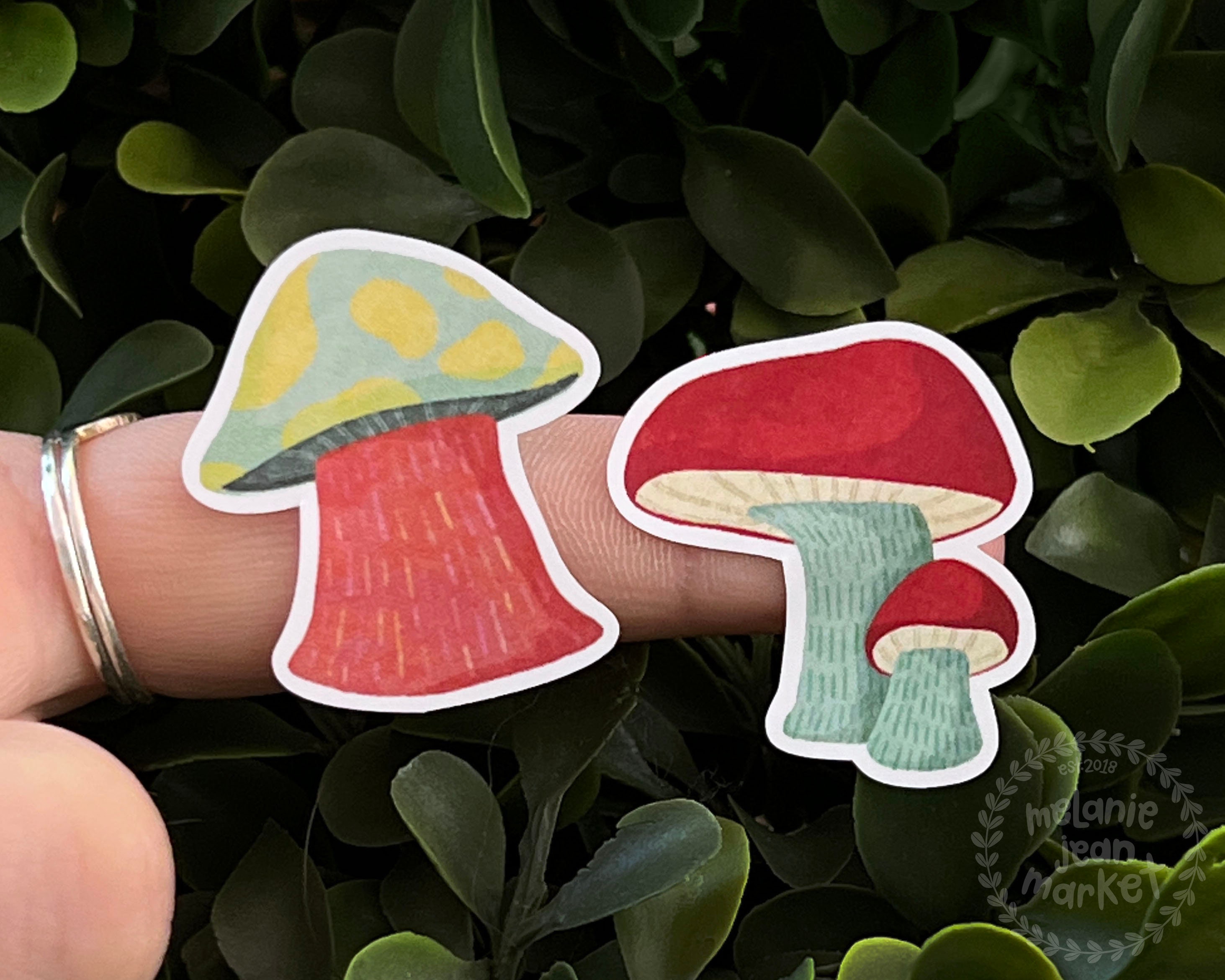 Mushroom Sticker Sheet Bullet Journal Sticker Sheet Cute - Etsy