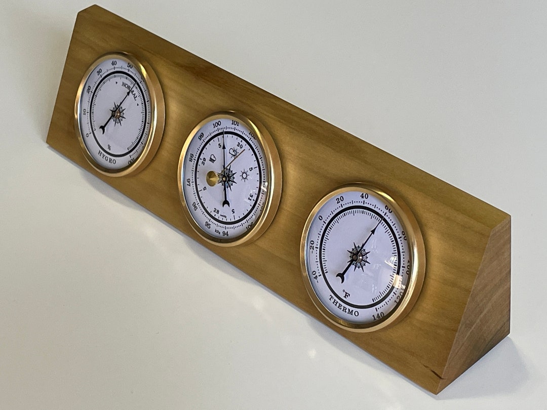 Weather Station Desktop Barometer Hygrometer Thermometer - Etsy