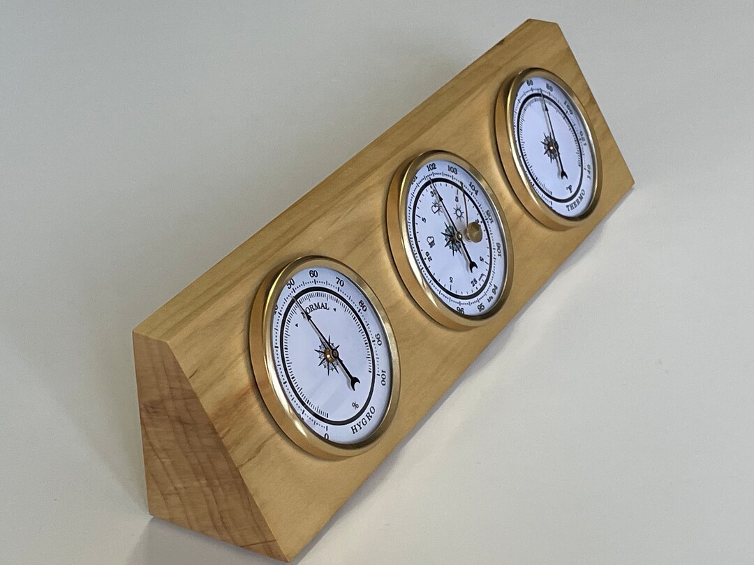 Weather Station Desktop Barometer Hygrometer Thermometer - Etsy