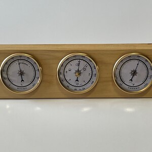Weather Station Desktop Barometer Hygrometer Thermometer - Etsy