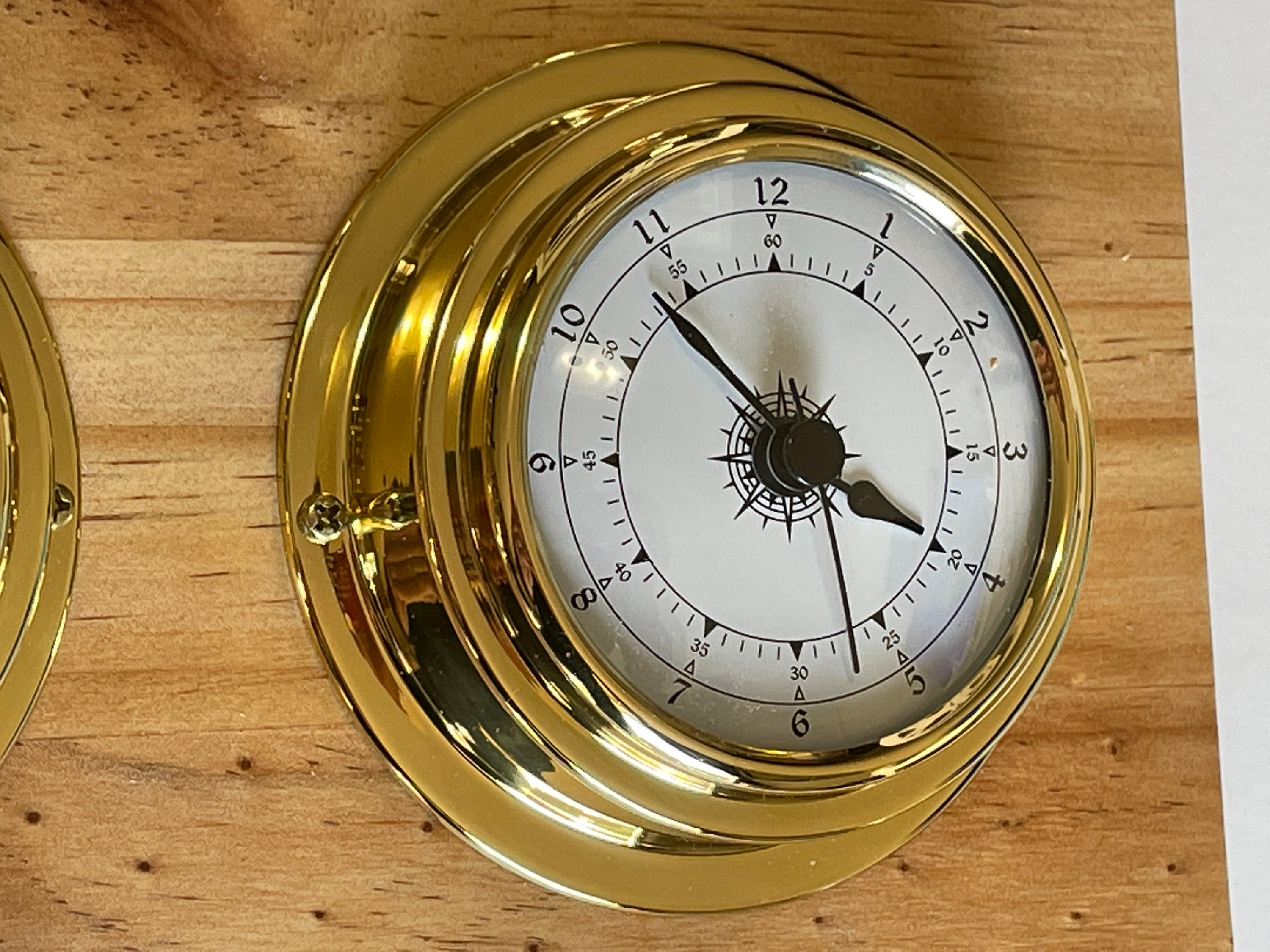 Weather Station Barometer Clock Hygrometer Thermometer - Etsy