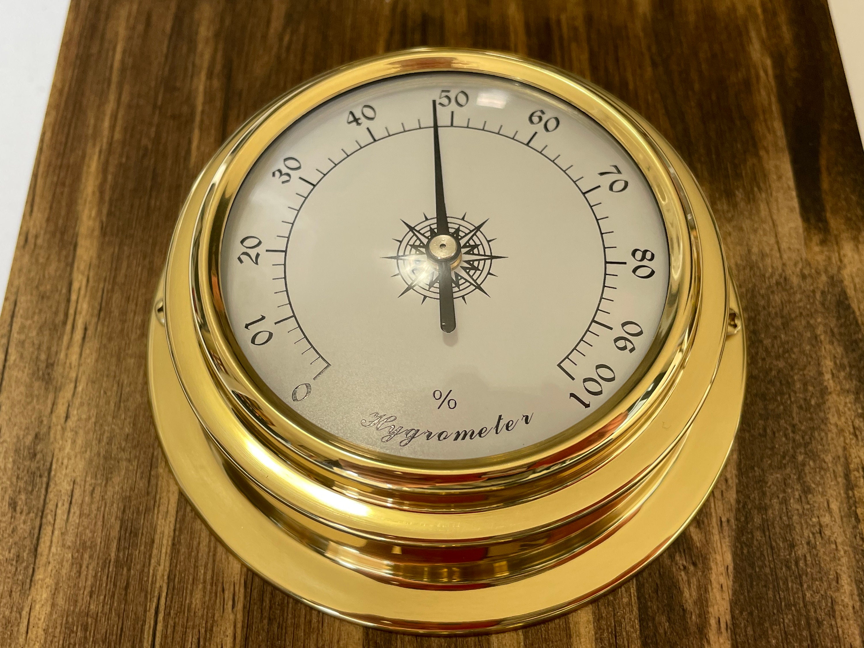 Weather Station Barometer Clock Hygrometer Thermometer - Etsy