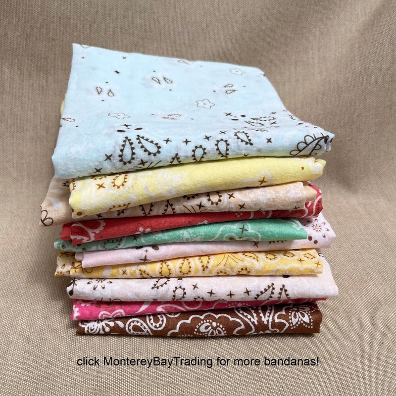 Soft Bandana Handkerchiefs - Etsy