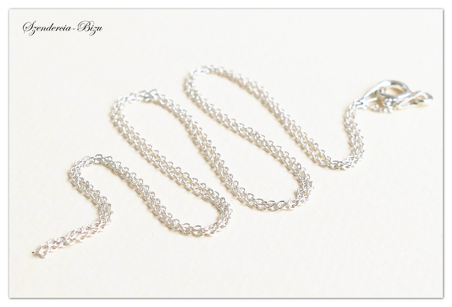 1mm Anchor Silver Chain 925 Celebrity Chain 40cm 45cm 50cm | Etsy