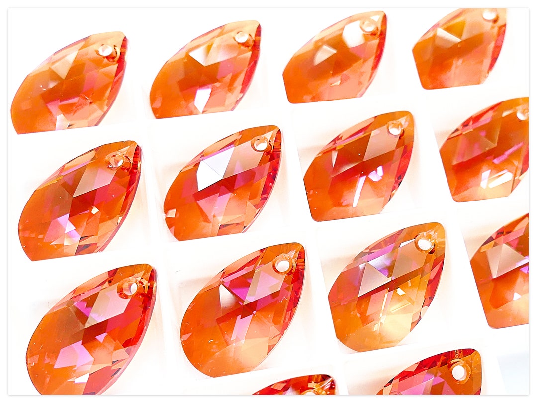 Swarovski Elements 6106 Pear-shaped Crystal Astral Pink Swarovski Pear ...