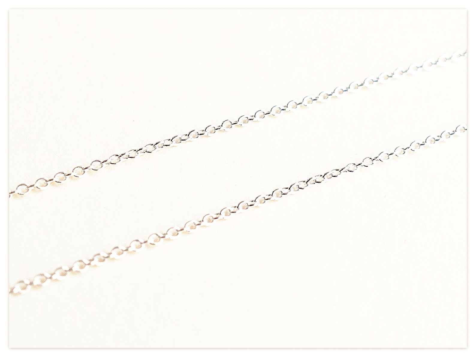 1mm Anchor Silver Chain 925 Celebrity Chain 40cm 45cm 50cm 55cm 60cm ...