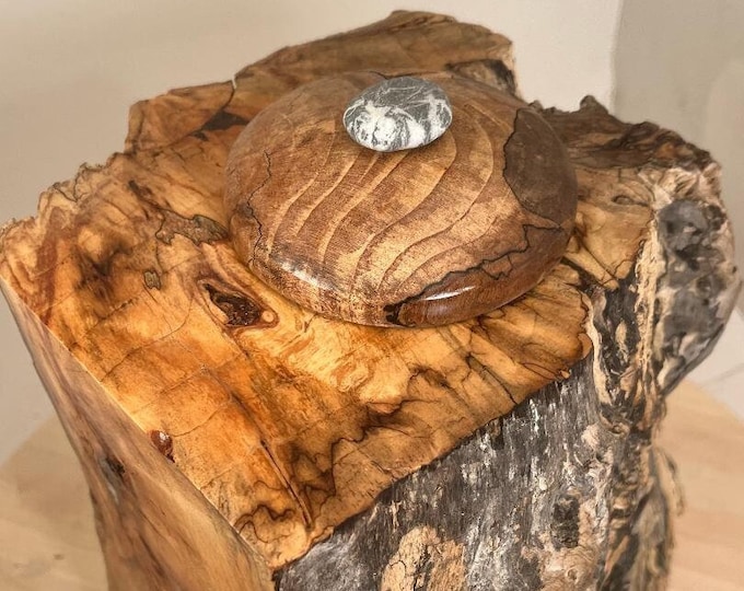Intense Patterns Spalted Maple Driftwood Cremation Urn, Urns for Human ...