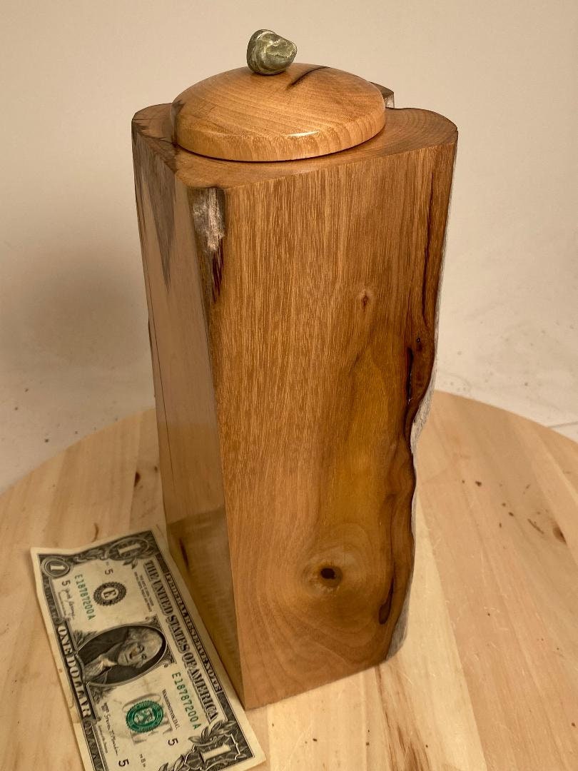 Medium Blonde Myrtle Wood Driftwood Urn Urns for Human Ashes - Etsy