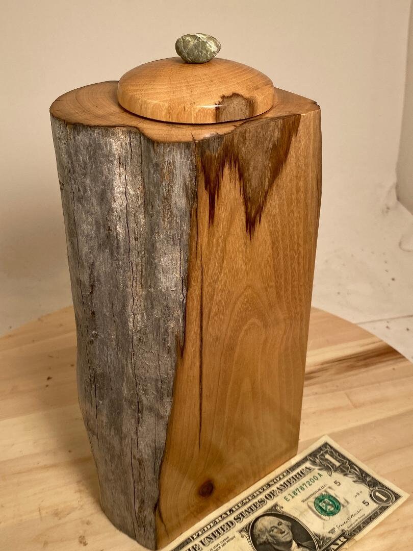 Medium Blonde Myrtle Wood Driftwood Urn Urns for Human Ashes - Etsy
