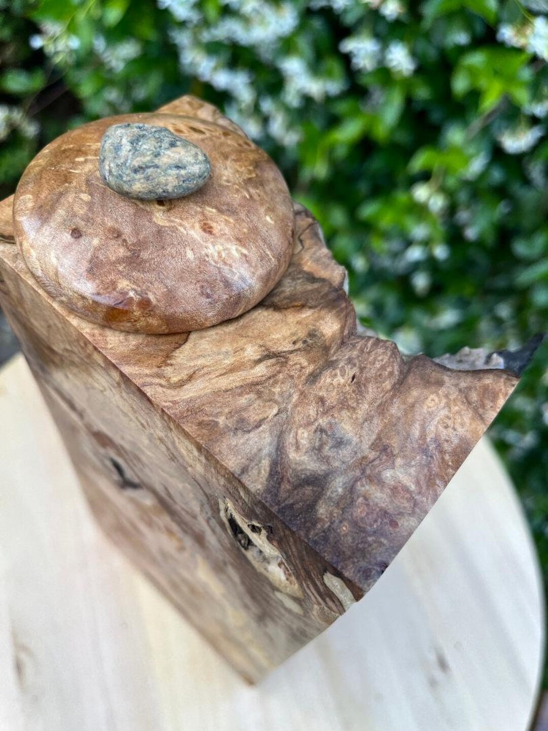 Spalted Maple Driftwood Cremation Urn, Urns for Human Ashes, 10.5x4 ...