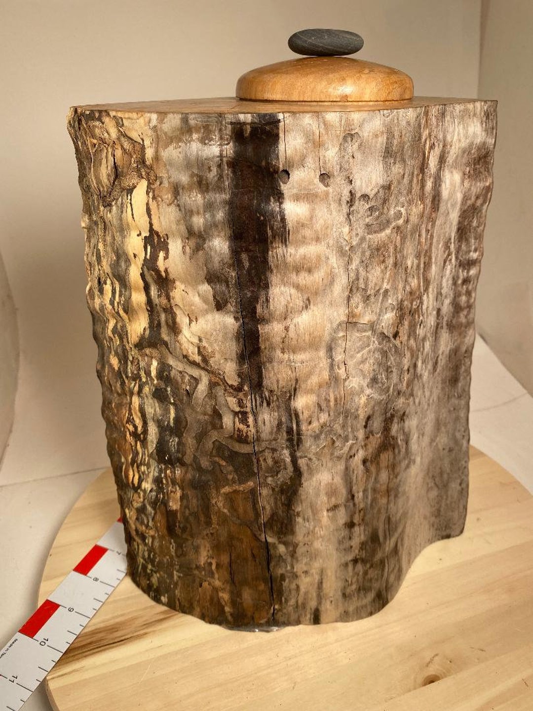 Maple Driftwood Cremation Urn: Rustic Memorial, 197 Cubic Inches - Etsy