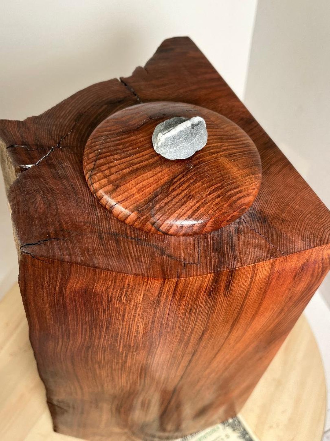 Redwood Driftwood Cremation Urn, Large Capacity, Urns for Human Ashes ...