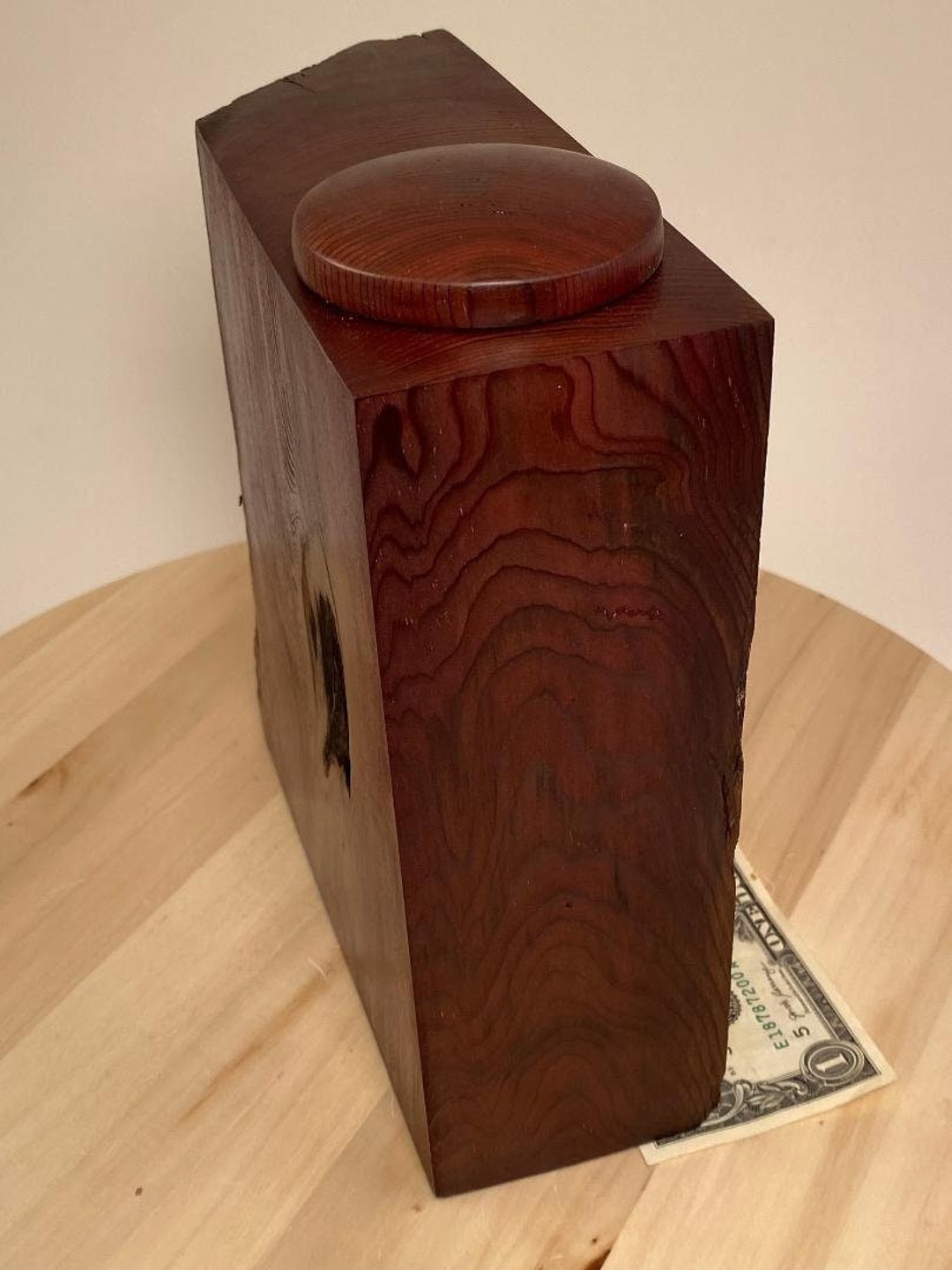 Cedar Driftwood Cremation Urn, Urns for Human Ashes, 9"x7.5"x3 ...