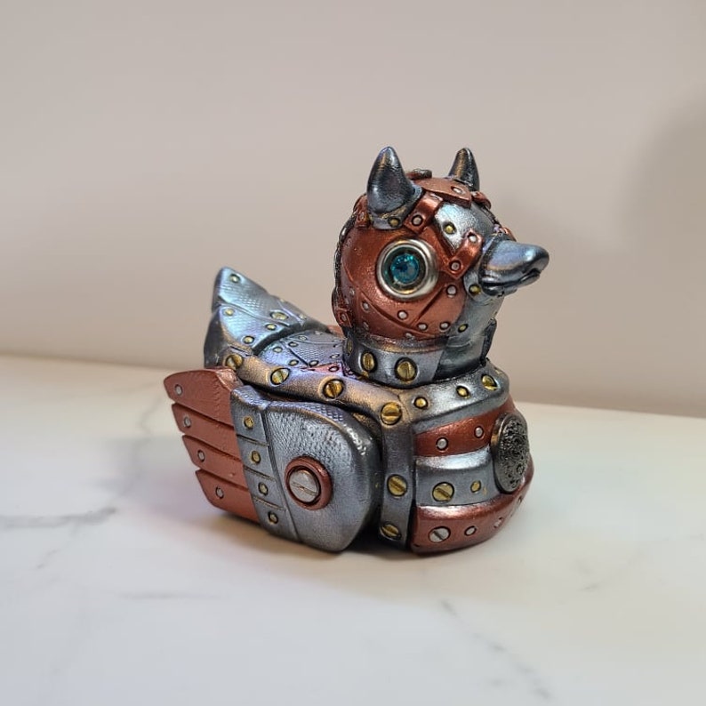 Steampunk Devil Duck Sculpture - Etsy