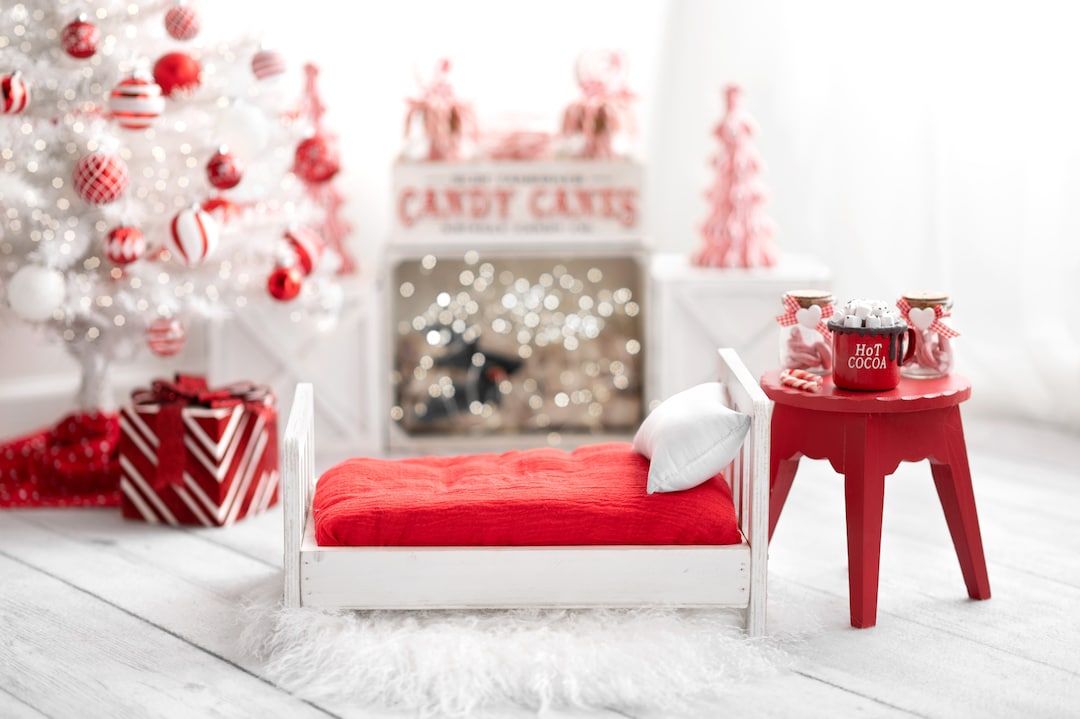 CBP Candy Cane Christmas Digital Backdrop - Etsy