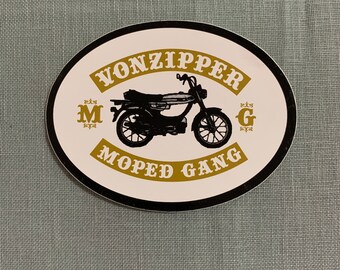 Moped Sticker Decal - Etsy