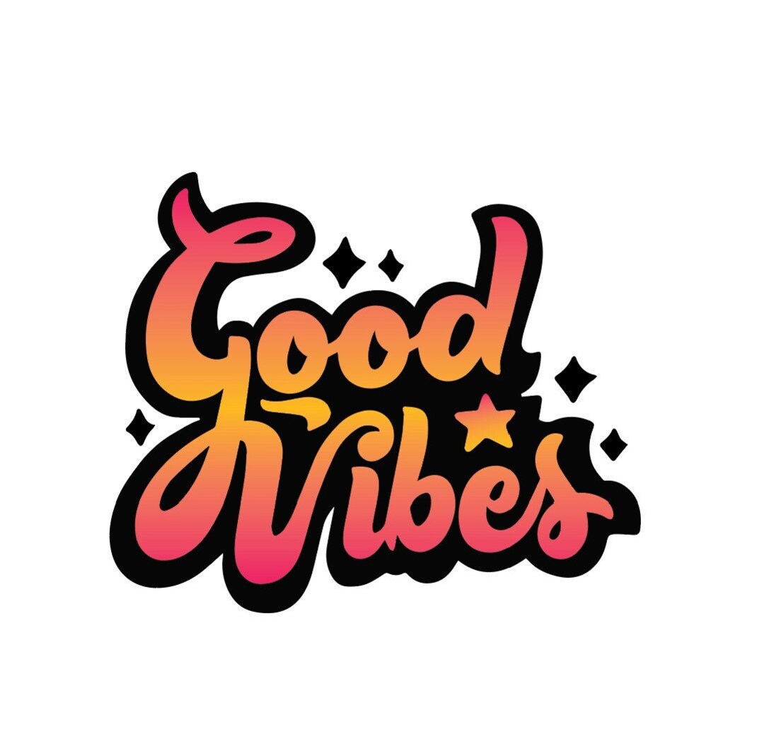 Good Vibes Inspirational Motivational Quote Sign Banner Sticker Decal ...
