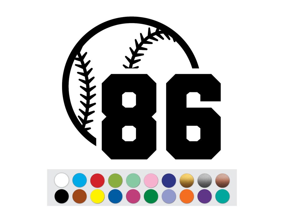 Baseball Bat Ball Player Sport Number Custom Text Personalized Sign ...