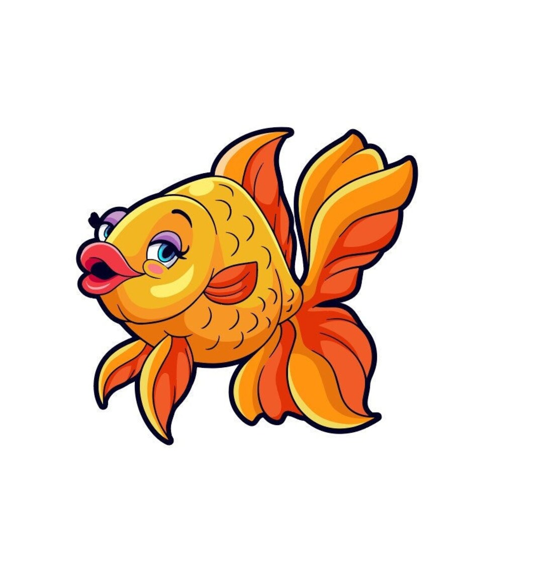 Goldfish Fish Gold Lipstick Girl Beauty Ocean Sea Beach Animal Sign ...