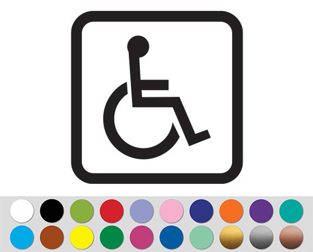 Disabled Handicap Disability Wheelchair Accessible Reserved Parking ...