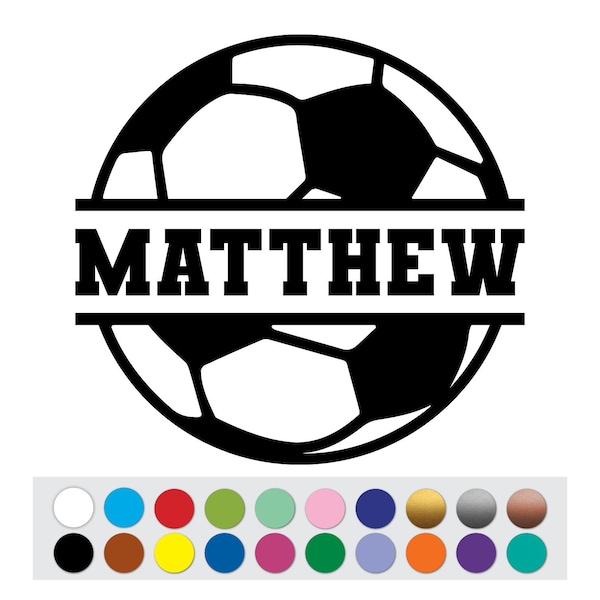 Soccer Player Wall Stickers - Etsy