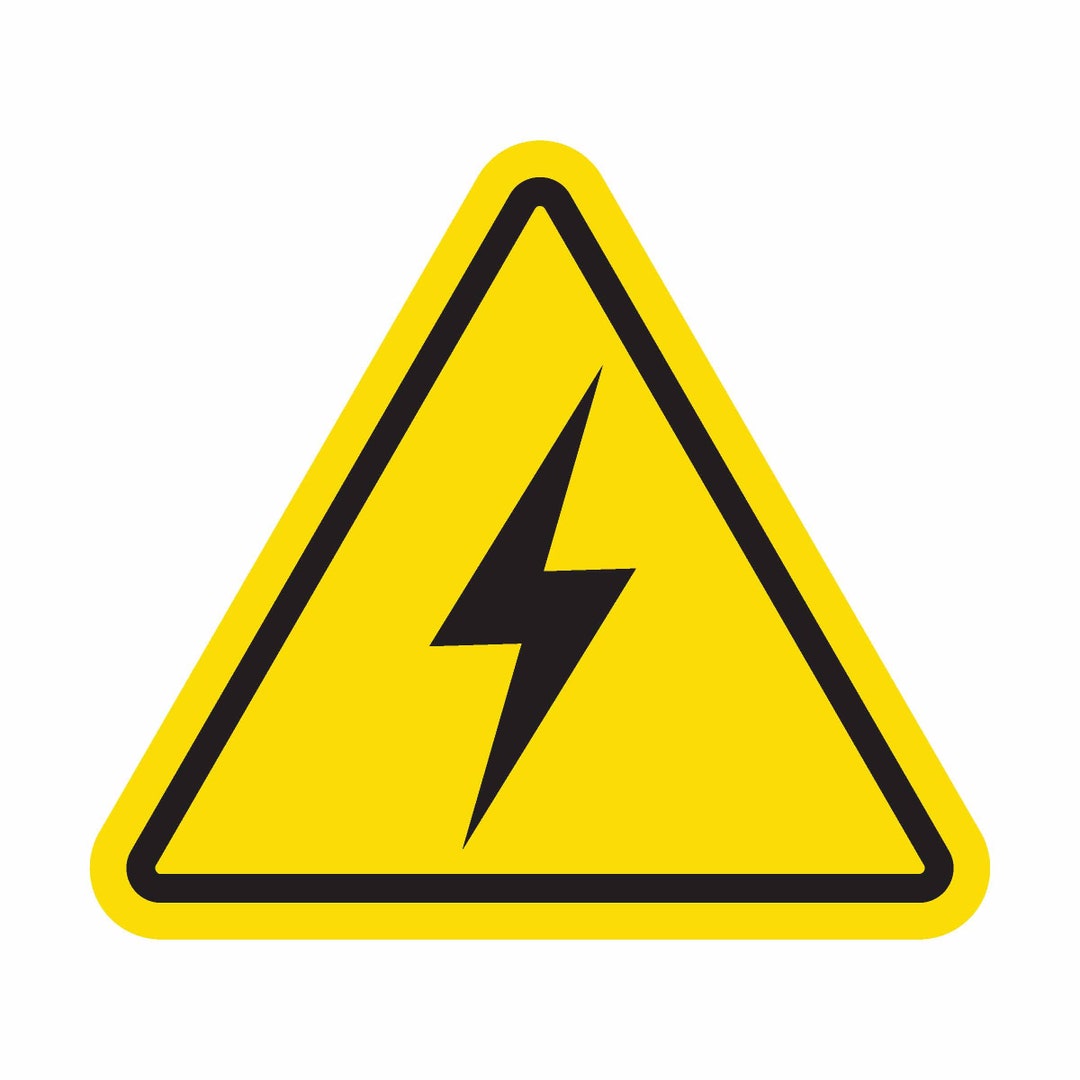 Hazard Voltage High Warning Danger Banner High Grade Vinyl Bumper ...